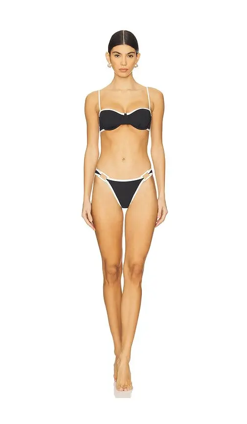 Solid & Striped Tatum Bikini Bottom - Noir