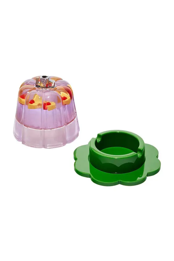 Edie Parker Jelly Tabletop Lighter In Purple
