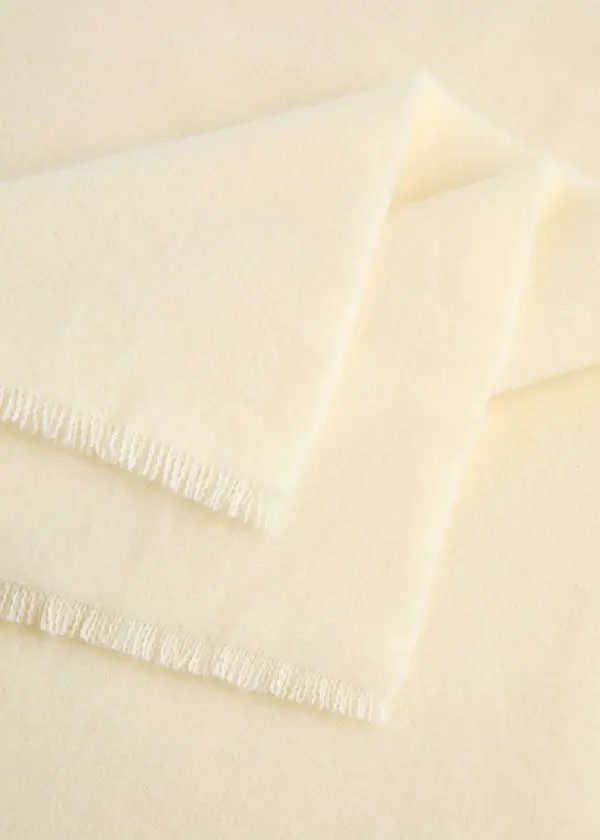 TOTEME Wool Scarf - Ivory