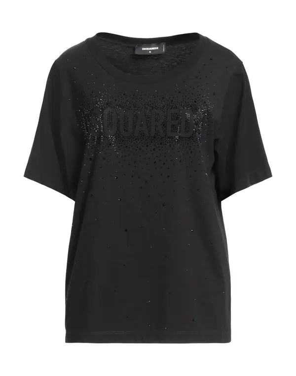 Dsquared2 T-shirt In Cotton Jersey With Appliqués