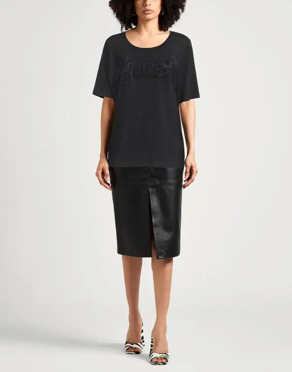Dsquared2 T-shirt In Cotton Jersey With Appliqués