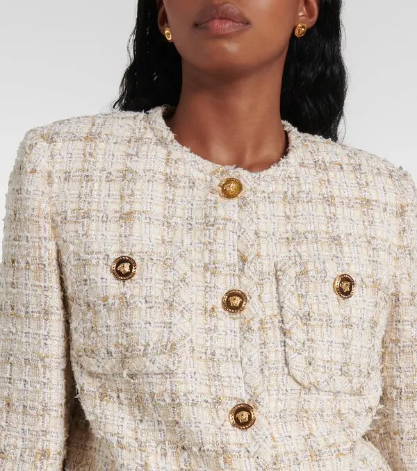 Versace Medusa Tweed Jacket