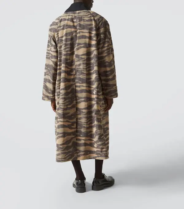 JIL SANDER Camouflage Car Coat