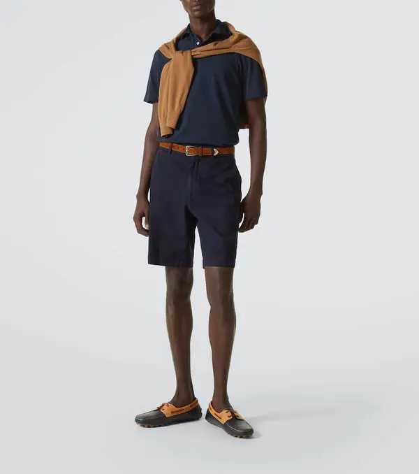 TOD'S Gommino Bubble Leather Boat Shoes