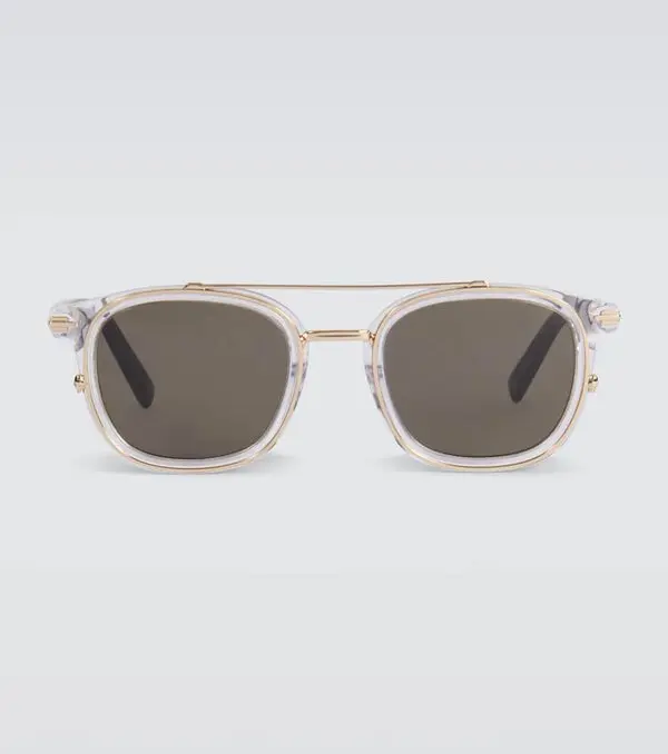 Dior Diorblacksuit S14i Square Sunglasses - Transparent