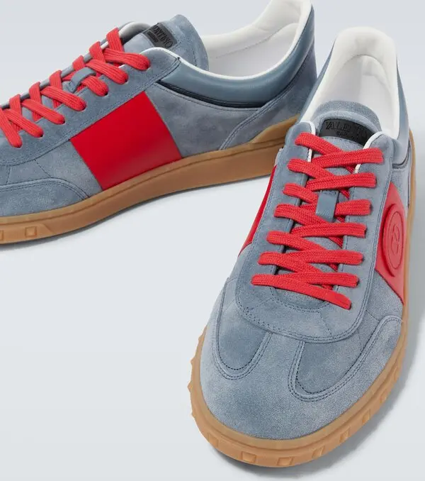 Valentino Garavani Upvillage Leather Sneakers - Grey