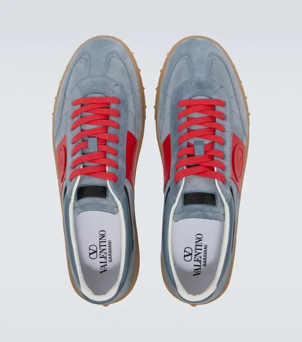Valentino Garavani Upvillage Leather Sneakers - Grey