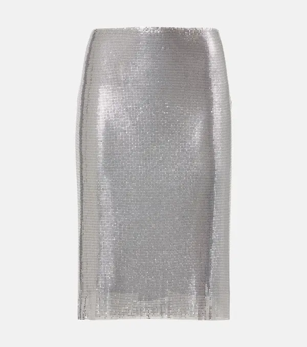 Versace Chainmail Pencil Skirt