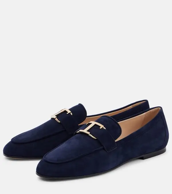 TOD'S Suede Loafers - Blue
