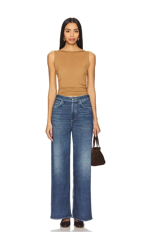 Rag & Bone Luca Shirred Tank