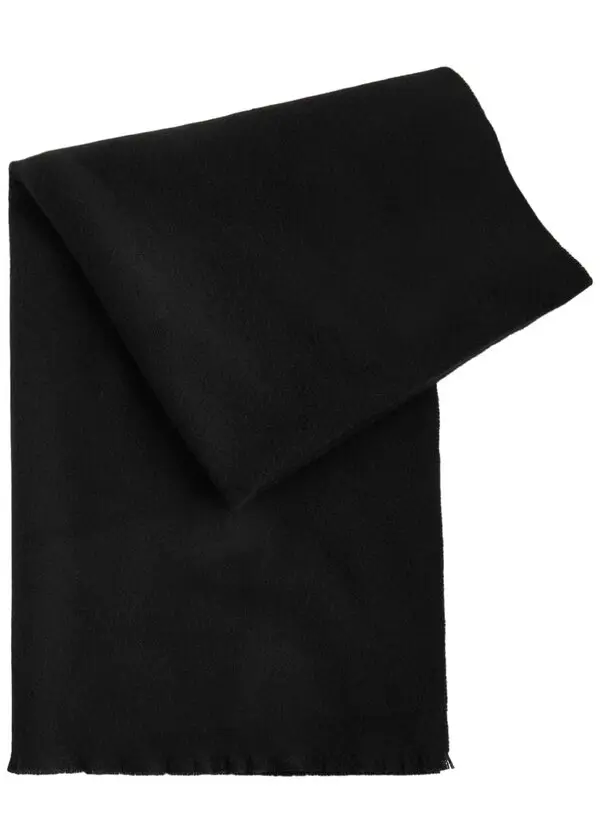 TOTEME Wool Scarf - Black