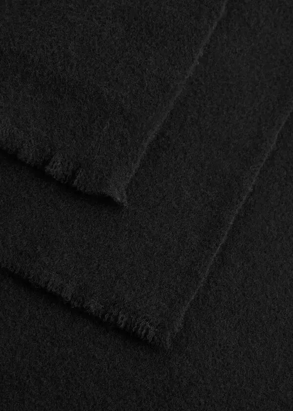 TOTEME Wool Scarf - Black