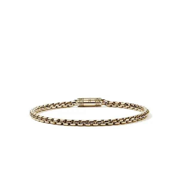 John Hardy Box Chain Bracelet 3.7mm - Gold