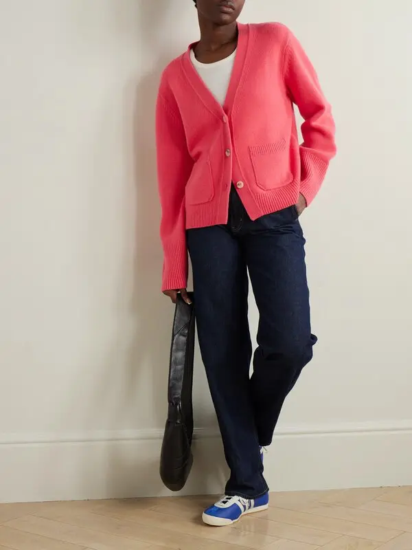 Arch4 Janelle Cashmere Cardigan - Pink