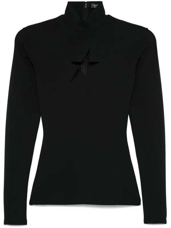 MUGLER Star Top - Black