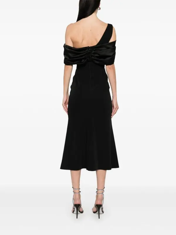 CRISTALLINI Ophelia Midi Dress - Black