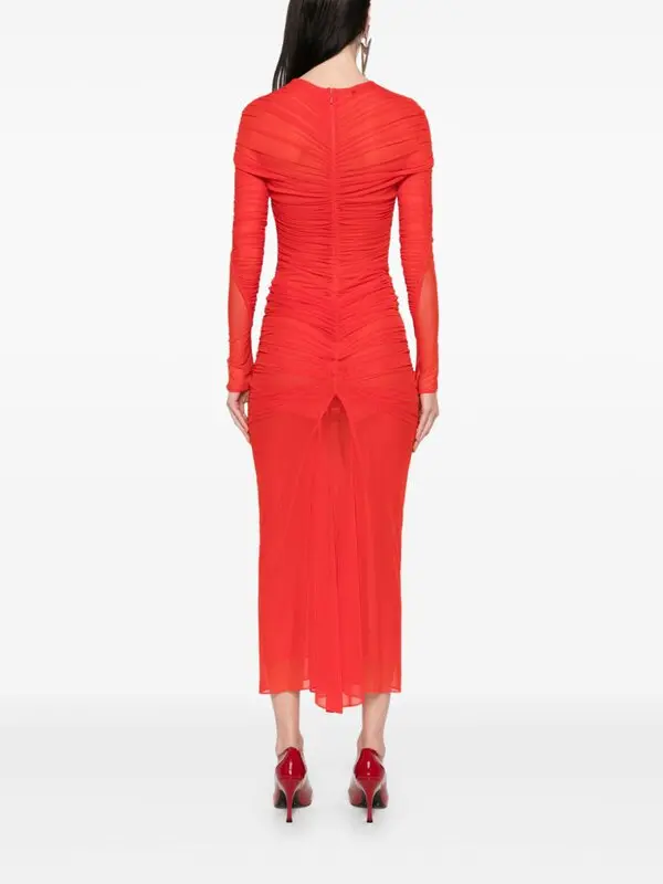 MUGLER Ruched Bodysuit