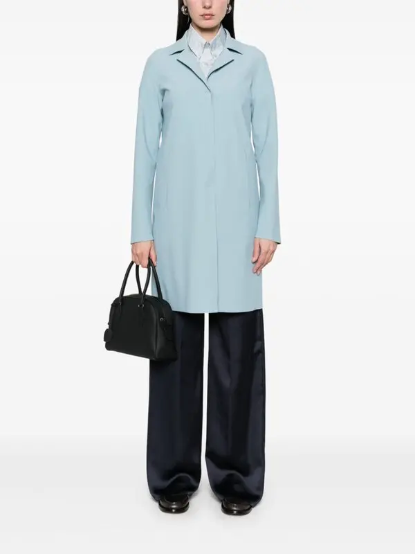 Herno Single-breasted Coat - Blue