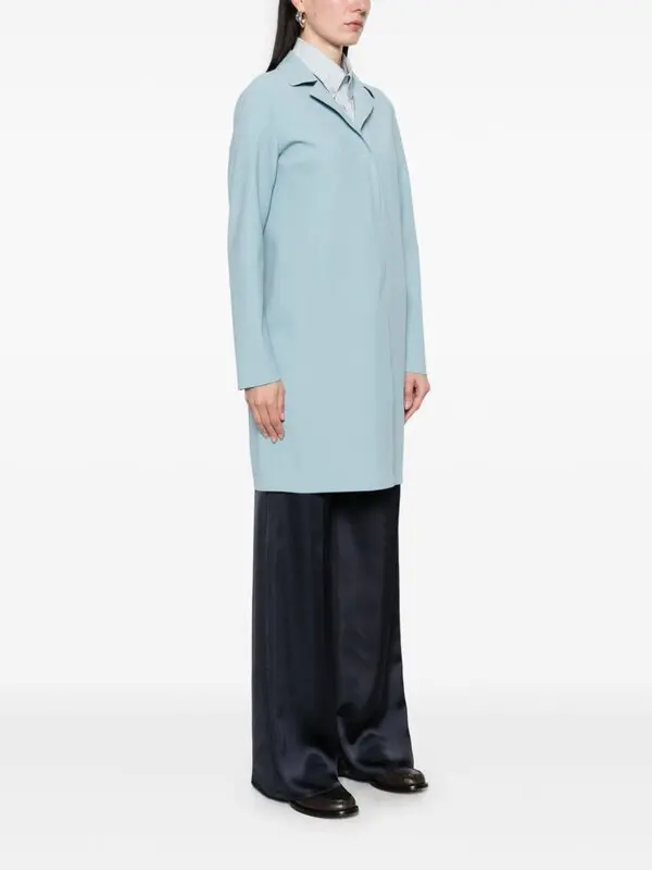 Herno Single-breasted Coat - Blue