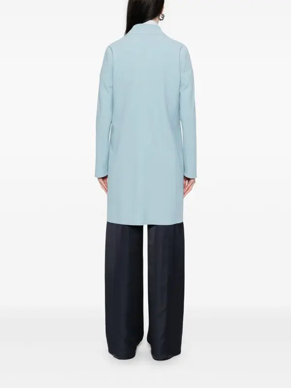 Herno Single-breasted Coat - Blue