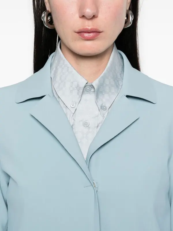 Herno Single-breasted Coat - Blue