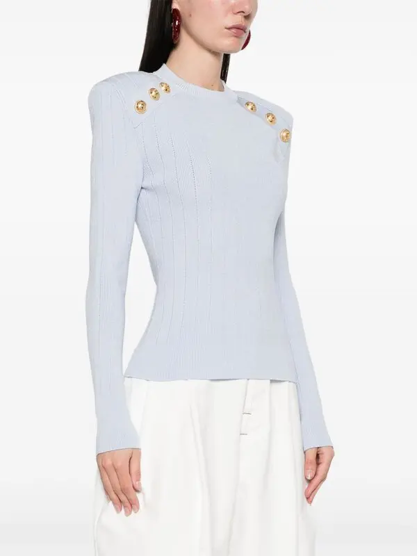 Balmain Button-detailed Sweater