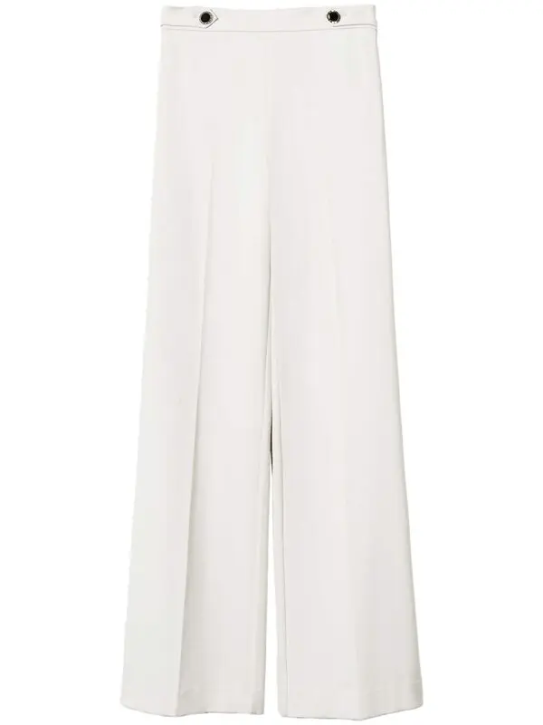 TWINSET Button-detail Wide-leg Trousers