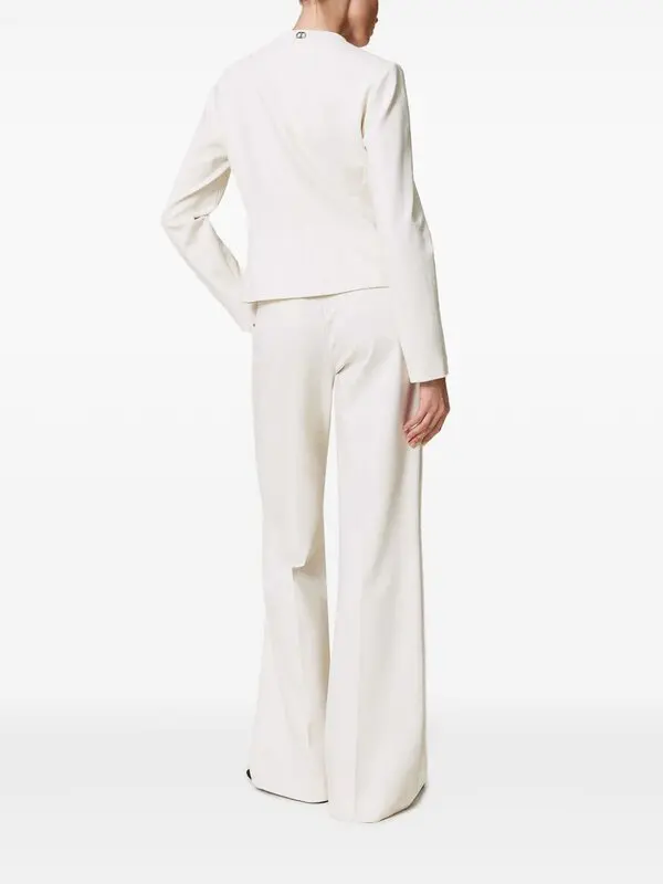 TWINSET Button-detail Wide-leg Trousers