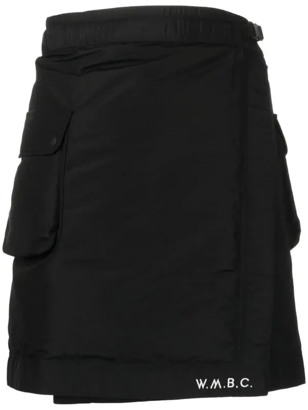 WHITE MOUNTAINEERING Wrap Cargo Shorts - Black