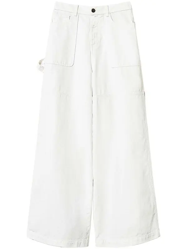TWINSET Wide-leg Cargo Jeans