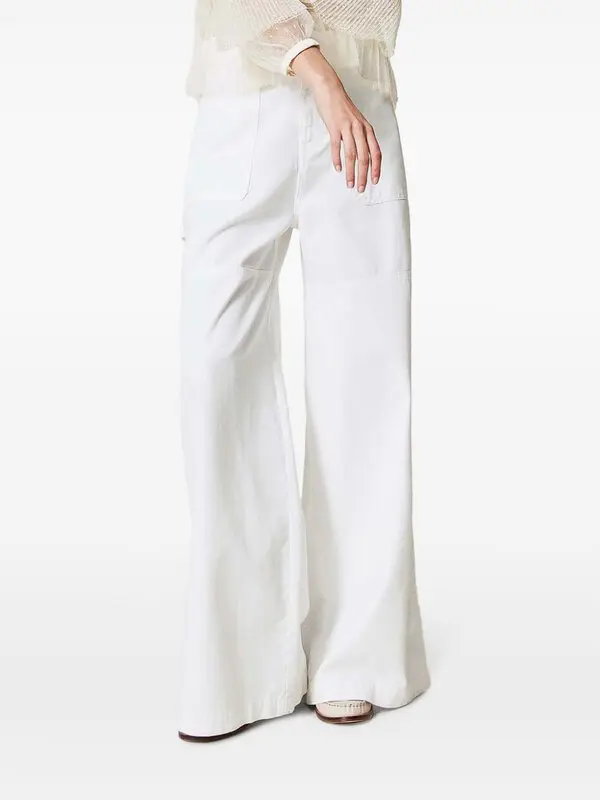 TWINSET Wide-leg Cargo Jeans