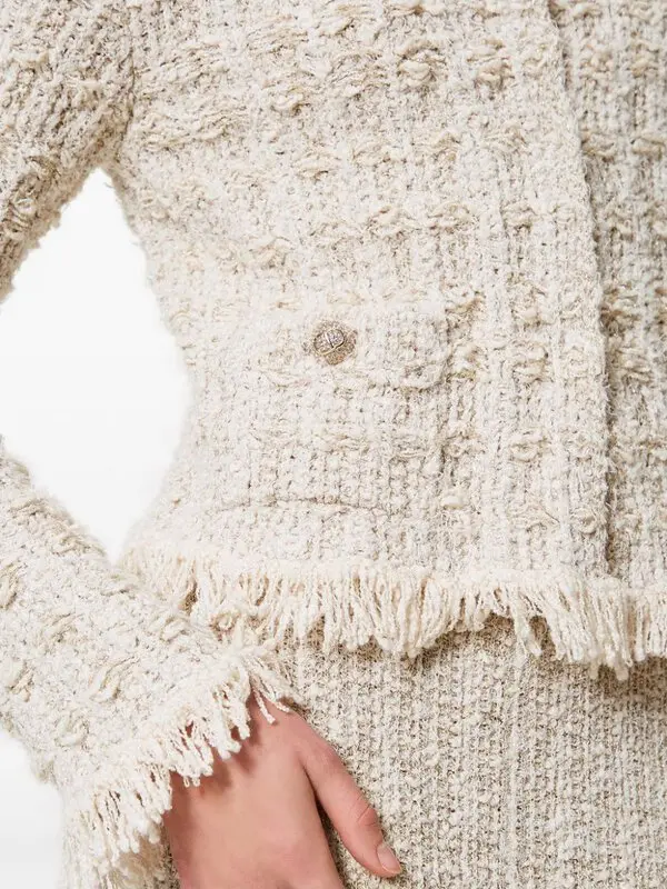 TWINSET Tweed Lurex Jacket