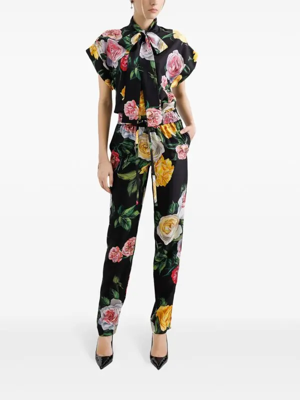Dolce & Gabbana Rose-print Shirt