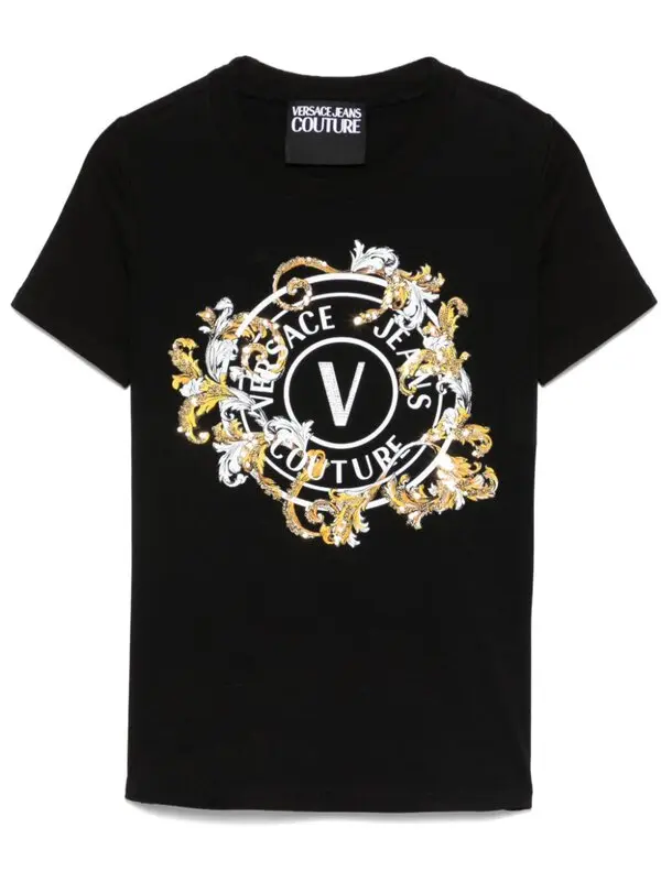 Versace Logo-print T-shirt - Black