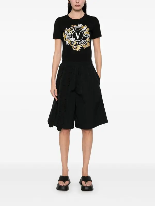 Versace Logo-print T-shirt - Black
