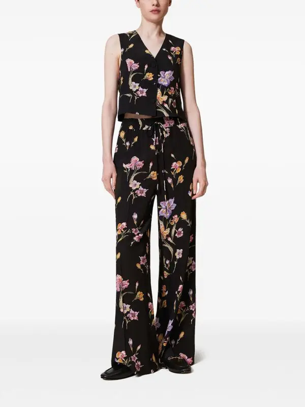 TWINSET Floral-print Trousers