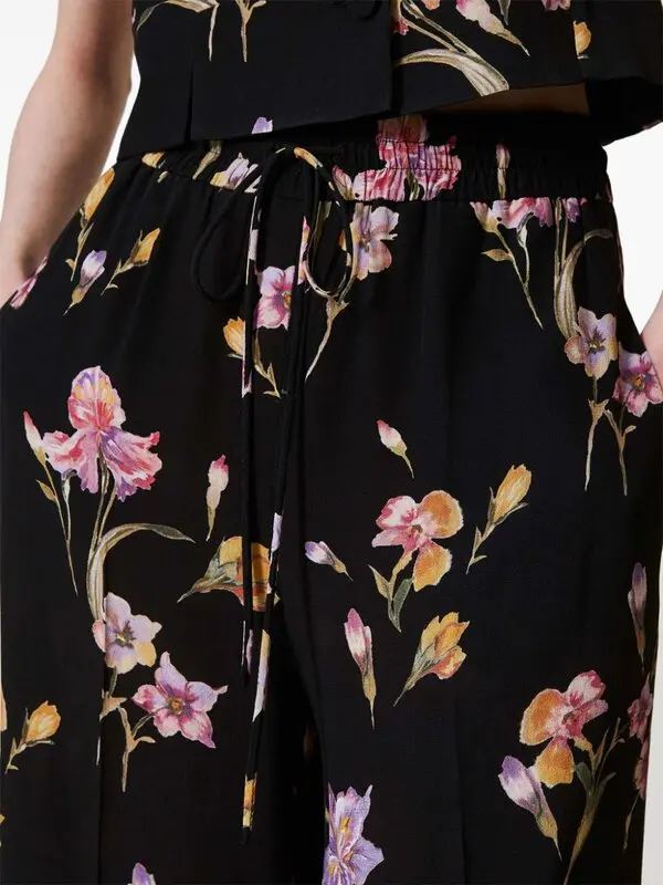 TWINSET Floral-print Trousers