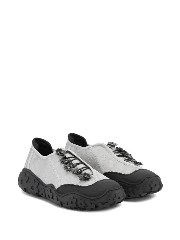Cecilie Bahnsen Alina Low-Top Sneakers - Grey - 13% Off | Editorialist