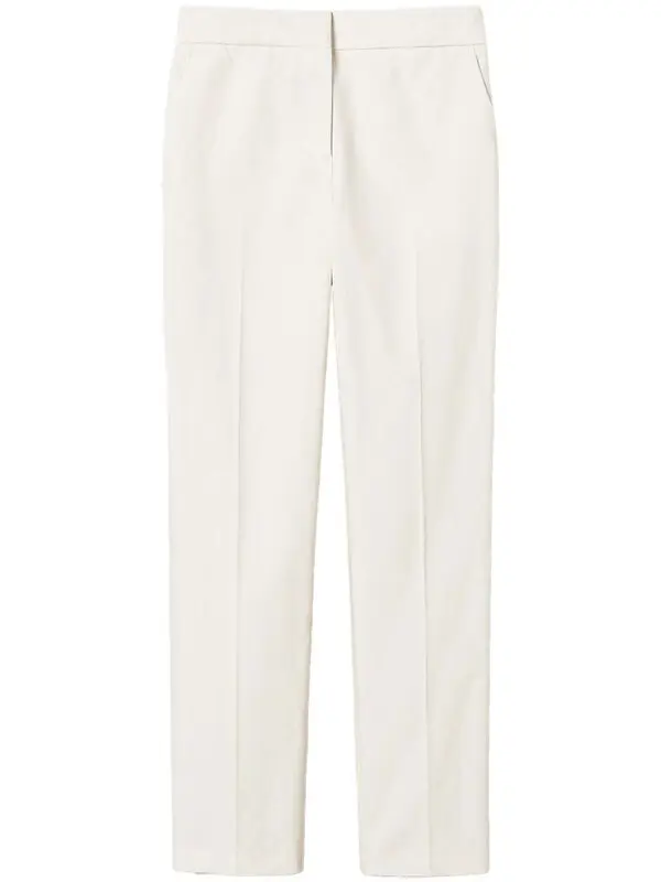TWINSET Straight-leg Gabardine Trousers