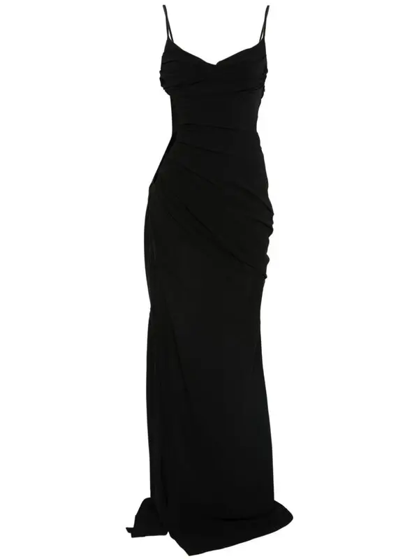 MUGLER Illusion Cut-out Gown