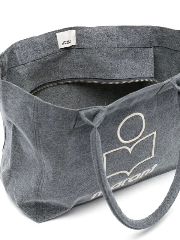 Isabel Marant Étoile Yenky Zipped Tote - Grey
