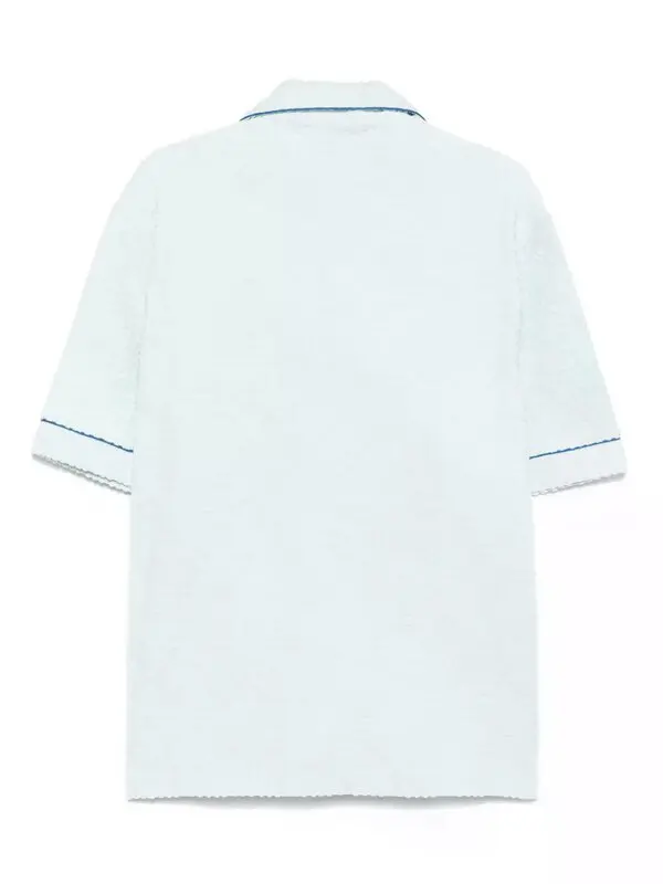 Casablanca Monogram Towelling Shirt - Blue