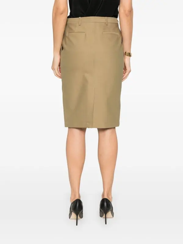 TOM FORD Patch-pocket Midi Skirt - Green