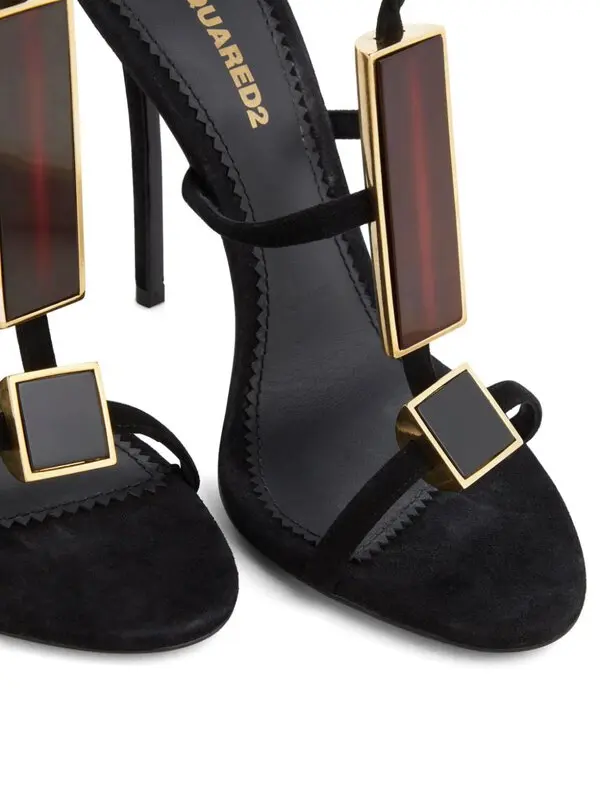 Dsquared2 115mm Leather Sandals