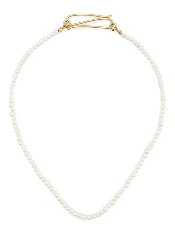 BEATRIZ PALACIOS Pearl Necklace - Gold