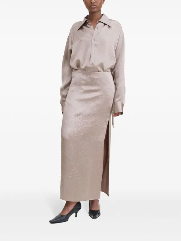 Filippa K Crinkled Pencil Skirt