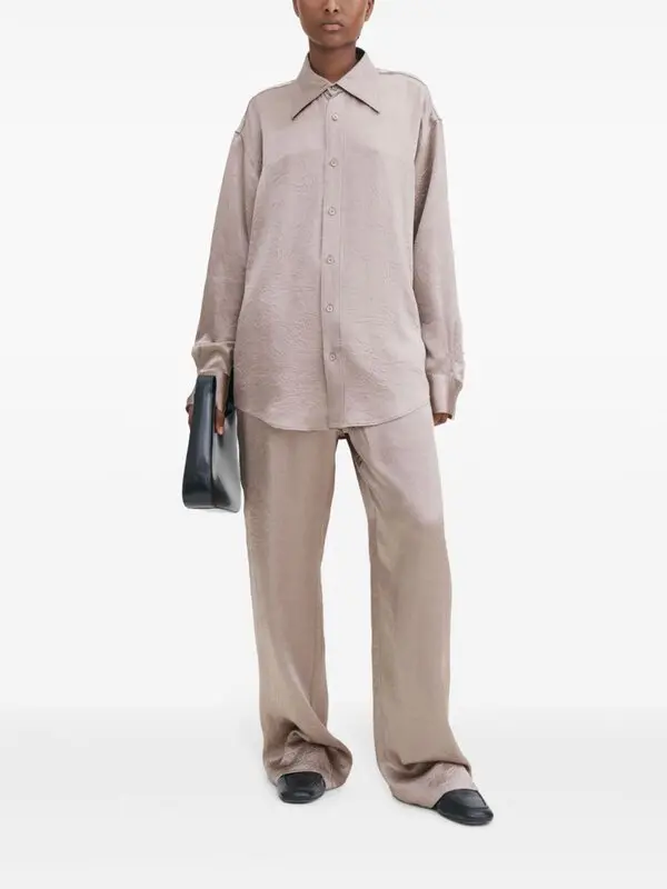 Filippa K Crinkled Shirt - Neutrals