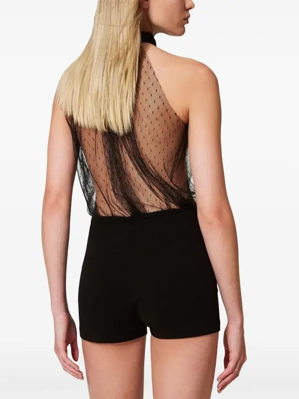 TWINSET Fitted Fine-knit Shorts