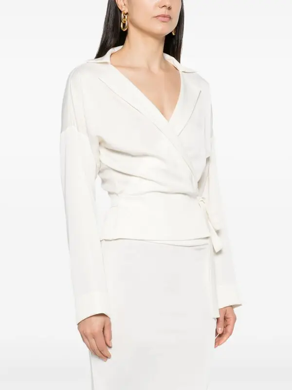 Philosophy Di Lorenzo Serafini Wrap Blouse