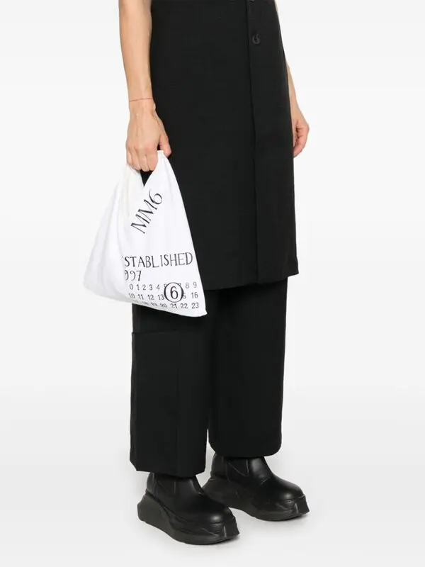 MAISON MARGIELA Numbers-motif Tote Bag - White